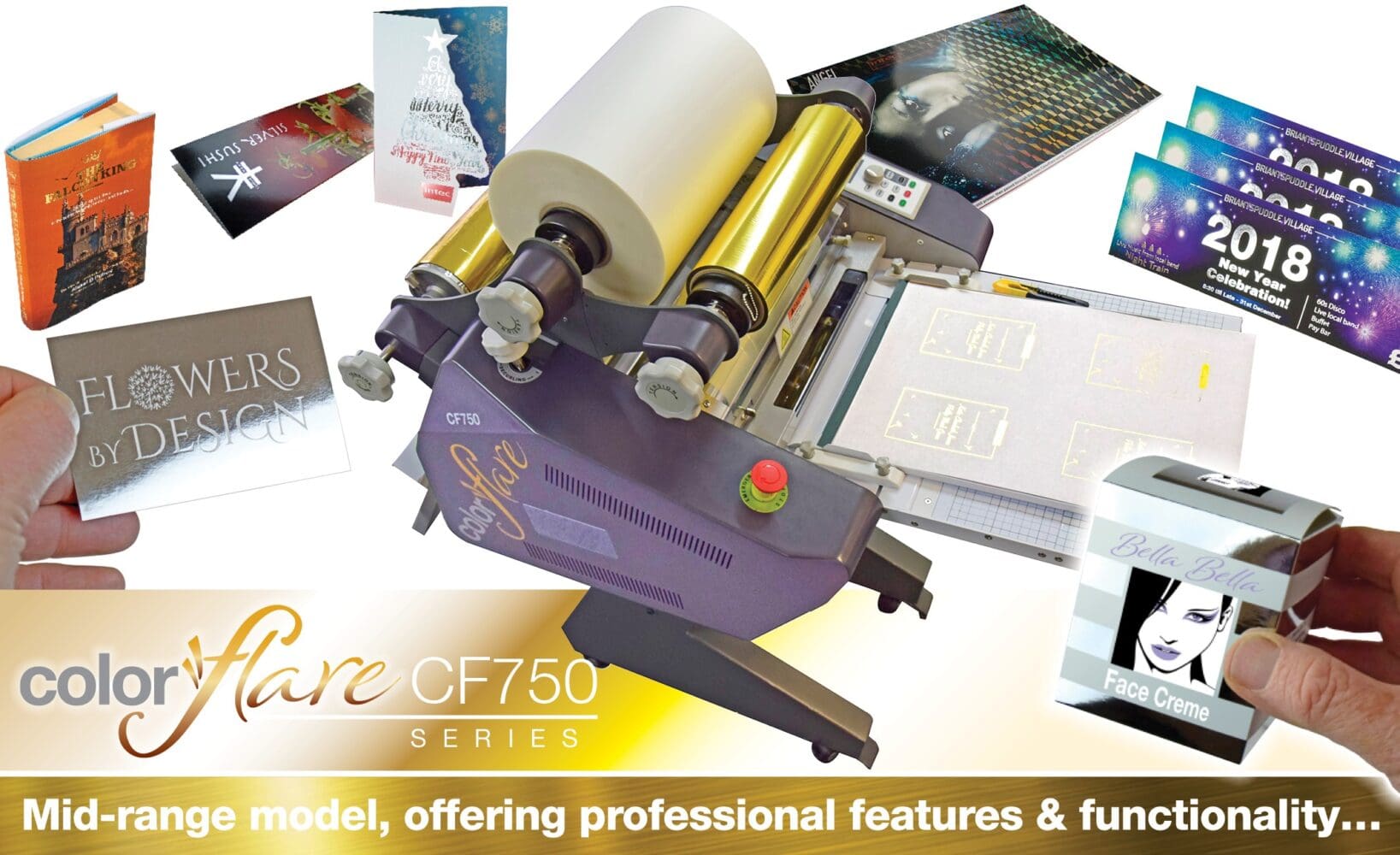 ColorFlare metallic foils and holographics