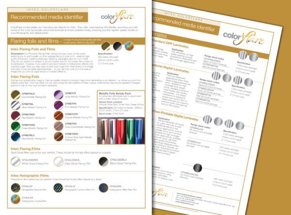 Brochures - Intec Printing Solutions Ltd